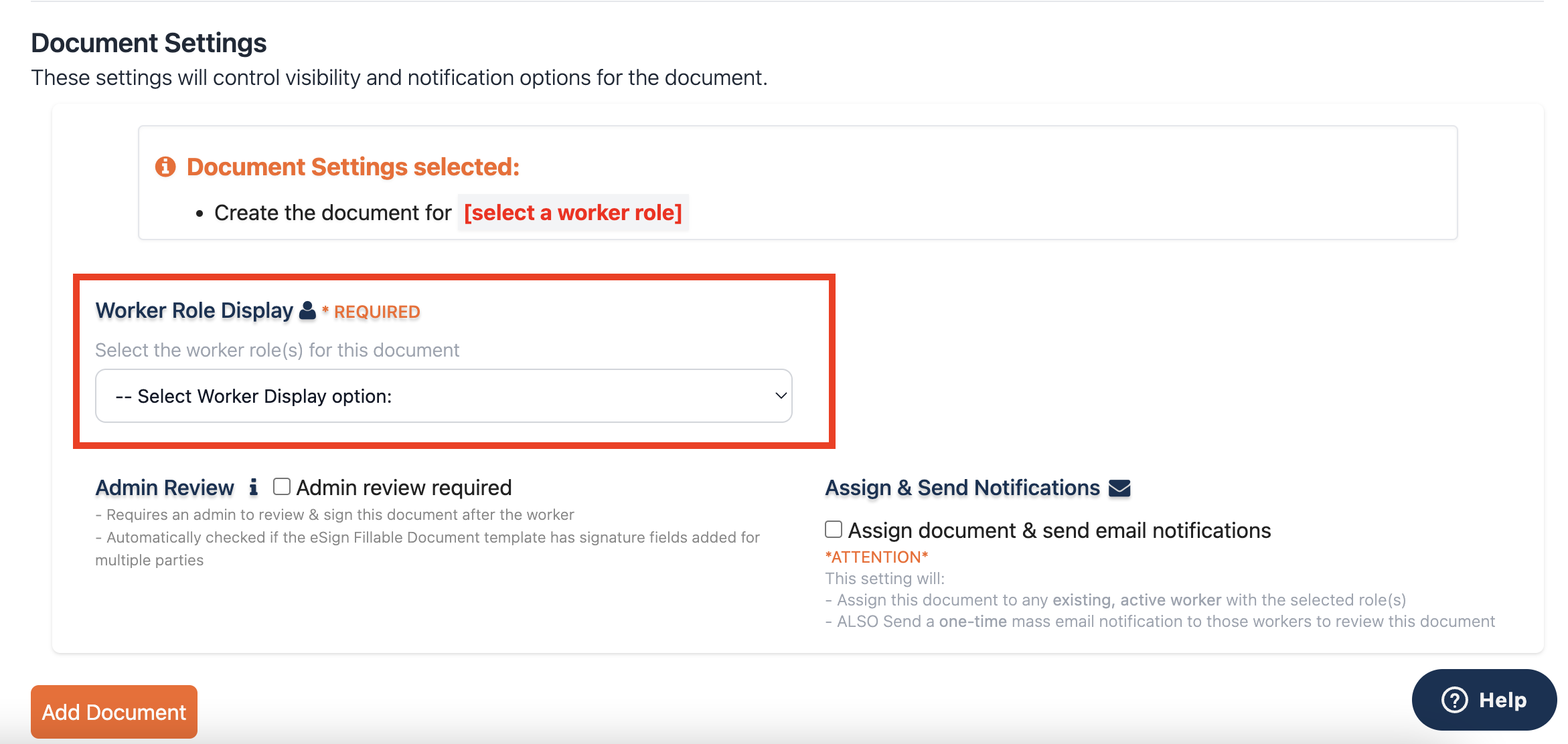 Upload a New (static) Document – Edoc Service