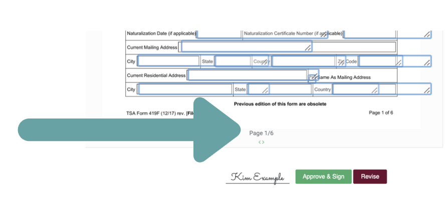 Use & Manage the TSA Form 419F – Edoc Service